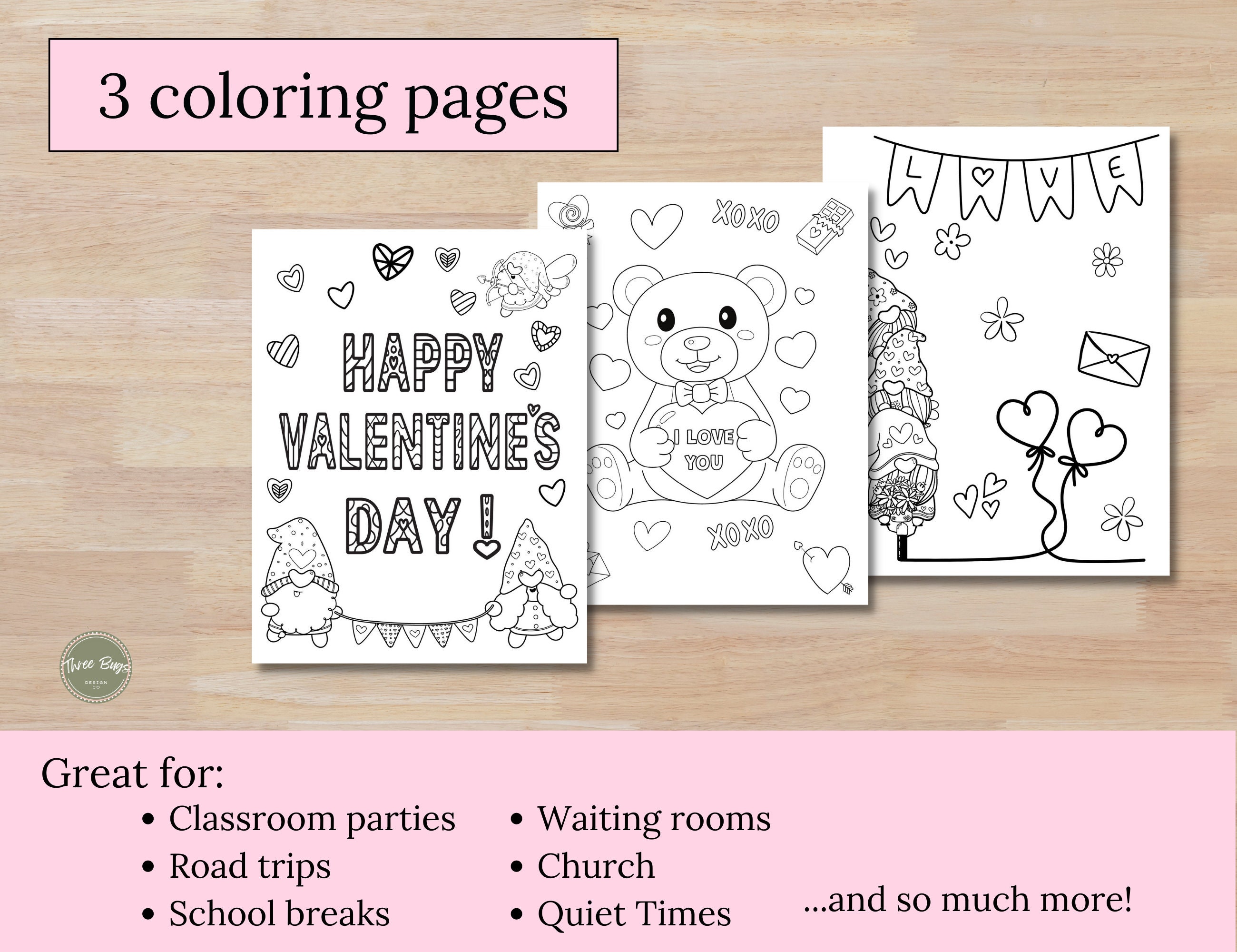Valentine's Day Printable Activity Pack, Prek and Kindergarten Activity ...
