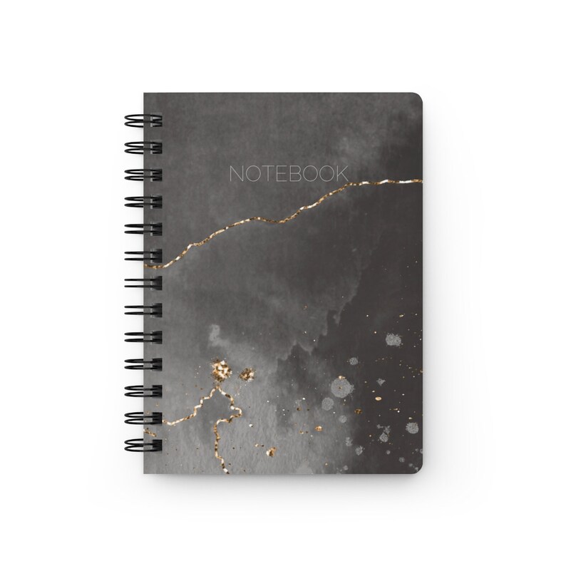 Marble Spiral Notebook, Marble Journal, Ruled Line Notebook, Student ...