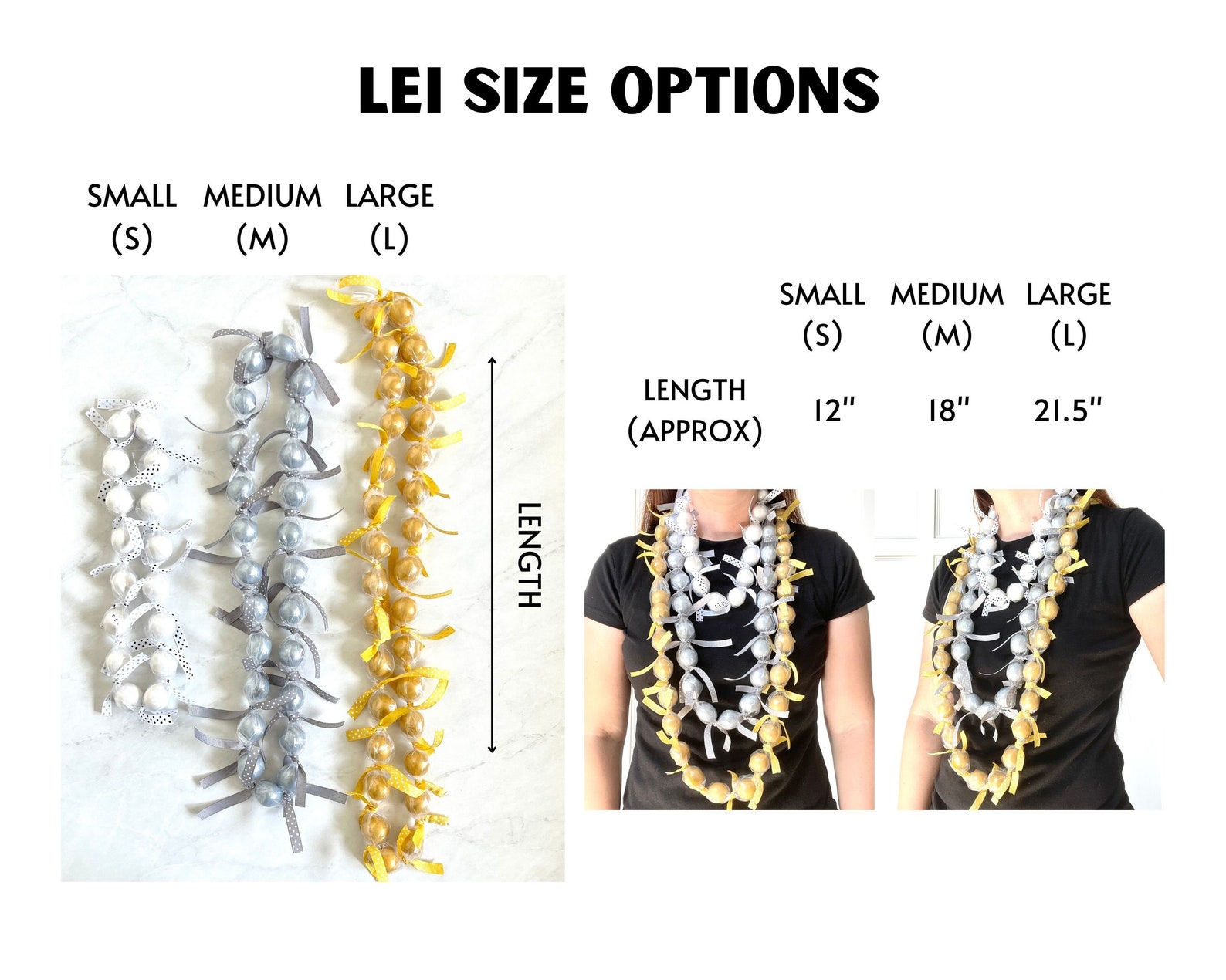 Blue and Gold Lei, Graduation Party Lei, Lei for Birthday Party ...