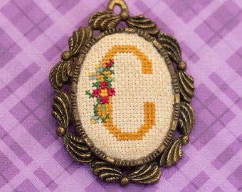 Letter C Brooch - Etsy