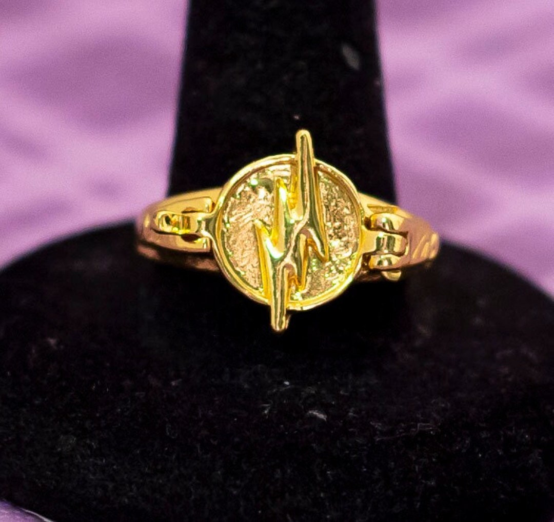 Vintage Thunder Symbol Snuff Box Ring Size 9 1/2 V8 - Etsy