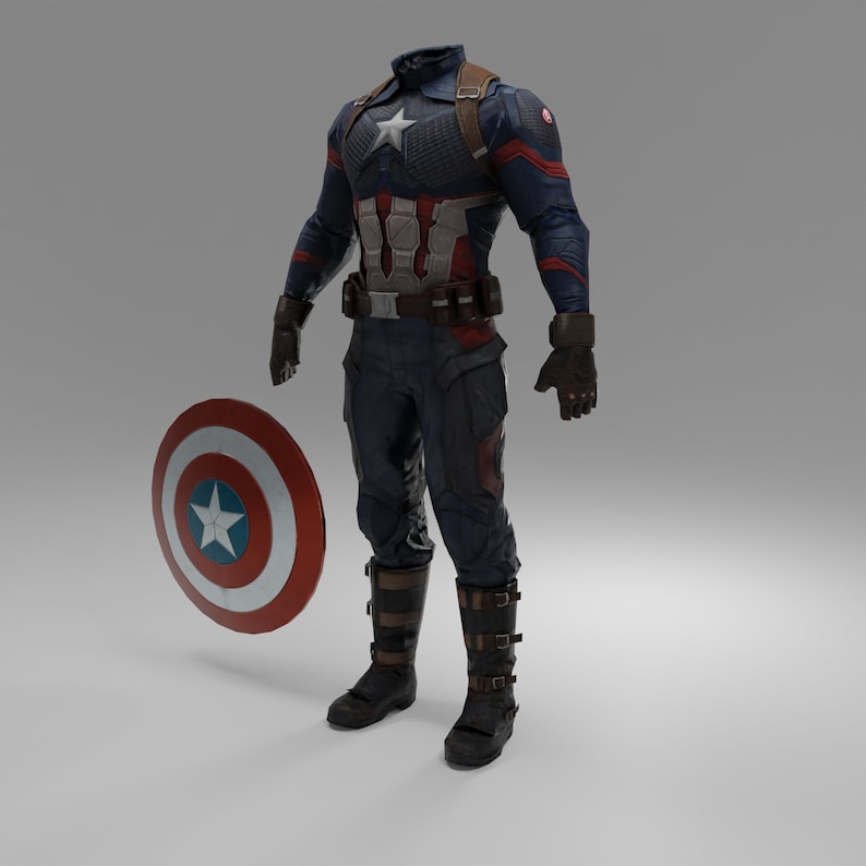Captain America Armor Template for EVA Foam Papercraft - Etsy