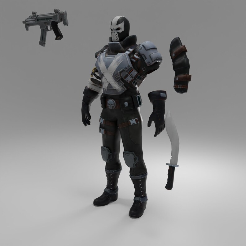 Crossbones Armor Template for EVA Foam Papercraft - Etsy