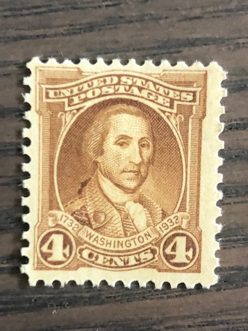 Mint / Unused 1932 George Washington Bicentennial Stamps - Etsy