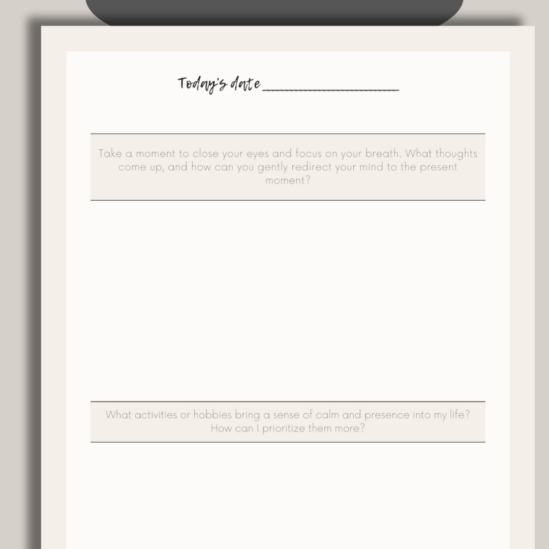 Digital Download Self Care Writing Journal. A Guided Exploration With ...
