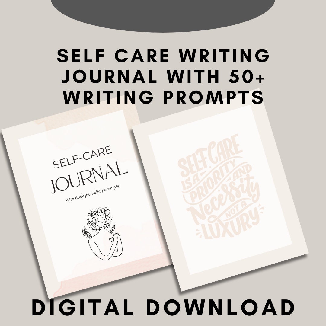Digital Download - Self Care Writing Journal. A Guided Exploration With ...