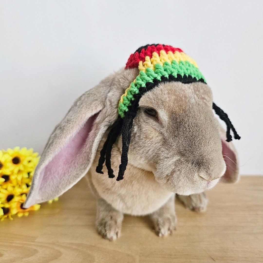 Rasta Bunny Hat, Dreadlocks Bunny Hat - Etsy