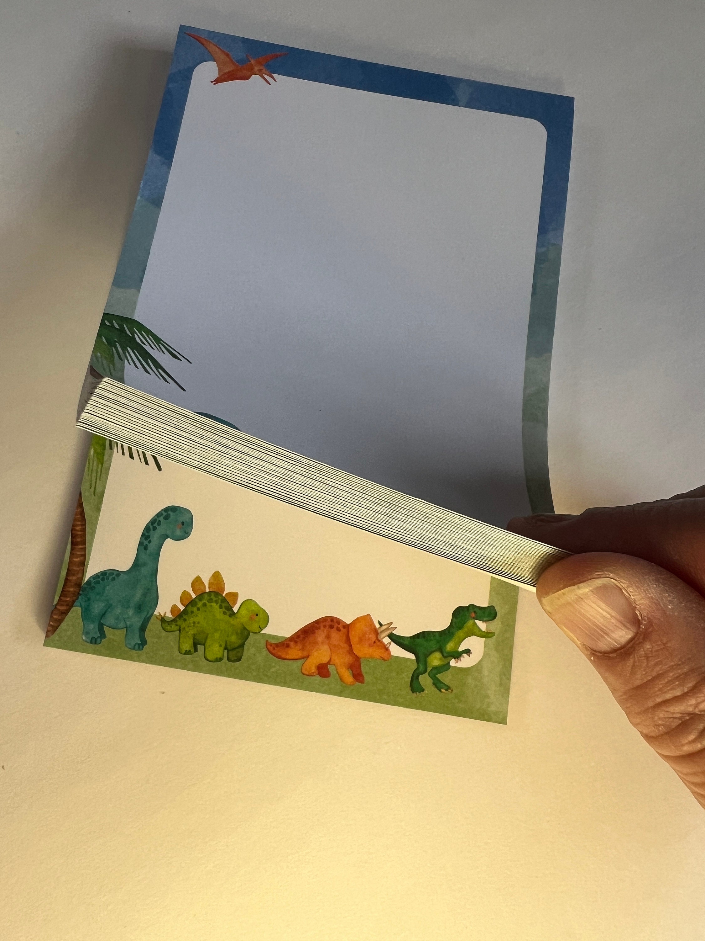 Dinosaur Notepad - Fun Drawing, Coloring, Writing - Party Favor - Etsy