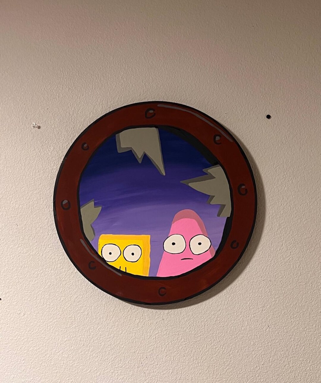 Spongebob Patrick Window Painting - Etsy