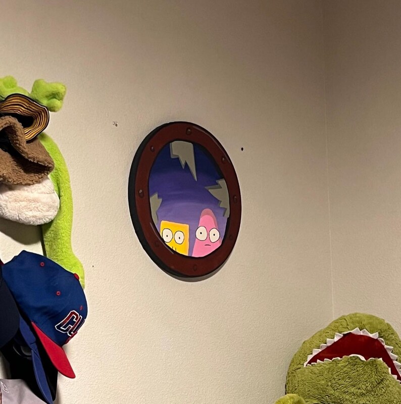 Spongebob Patrick Window Painting - Etsy
