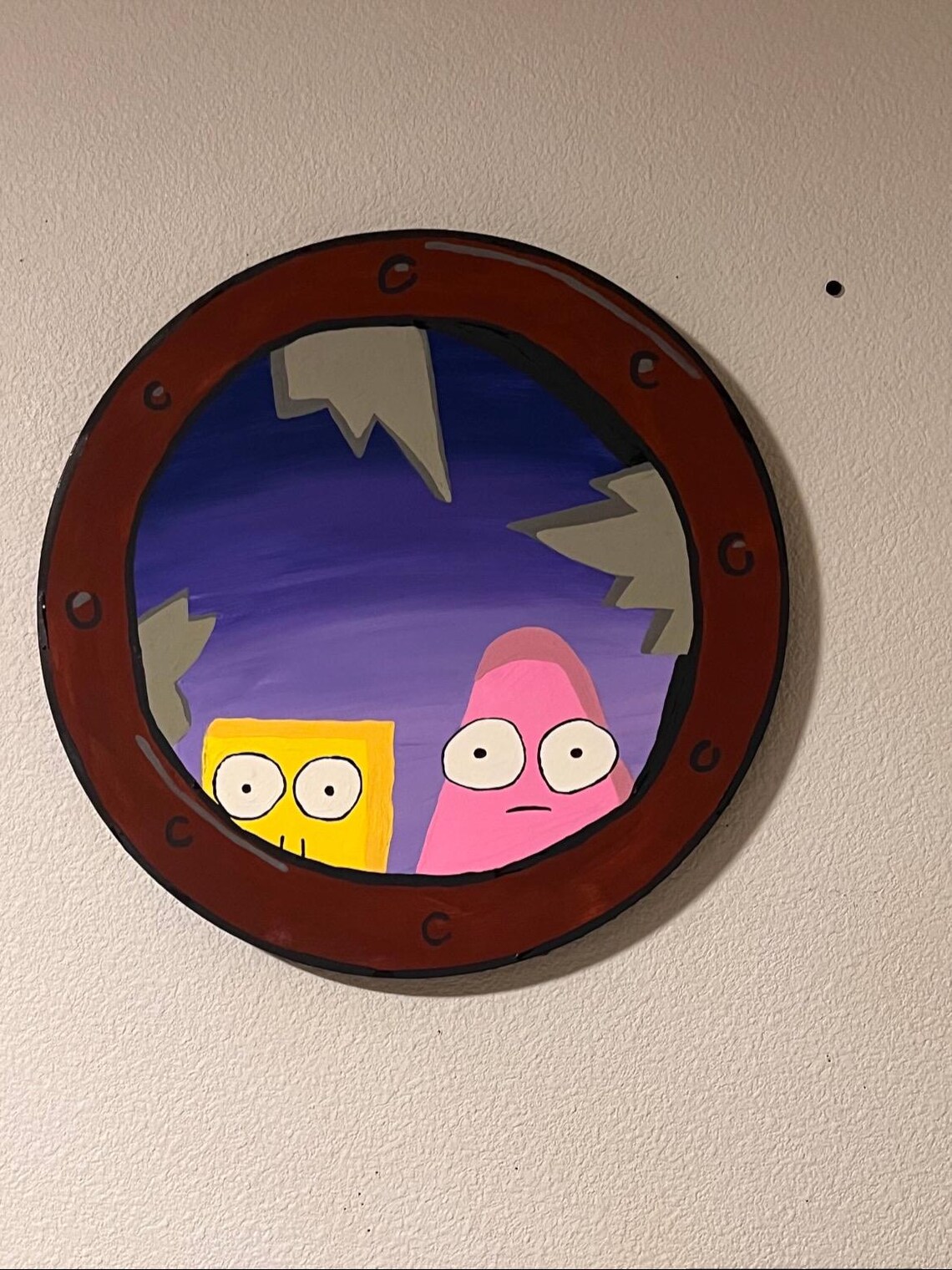 Spongebob Patrick Window Painting - Etsy