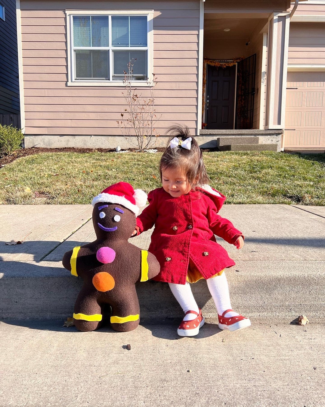 Holiday Gingerbread Man Plushie - Etsy