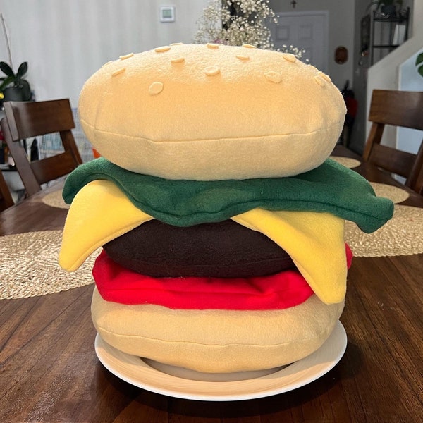 Cheeseburger Pillows - Etsy
