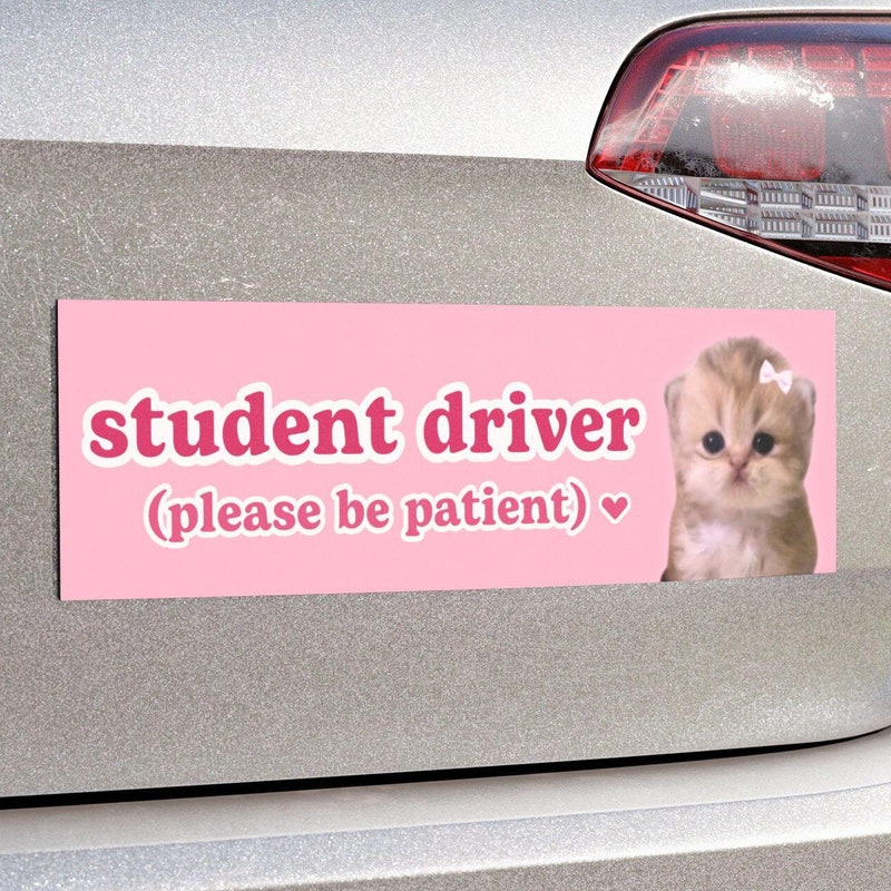 Student Driver Sticker - Etsy