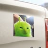This is Who Youre Angry at Sad Hamster Car Bumper Sticker Crying Funny ...