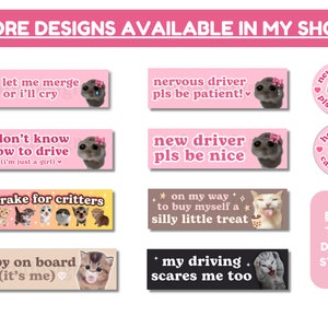 New Driver Pls Be Nice | Sad Hamster Car Bumper Sticker | Crying Funny ...