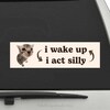 This is Who Youre Angry at Sad Hamster Car Bumper Sticker Crying Funny ...