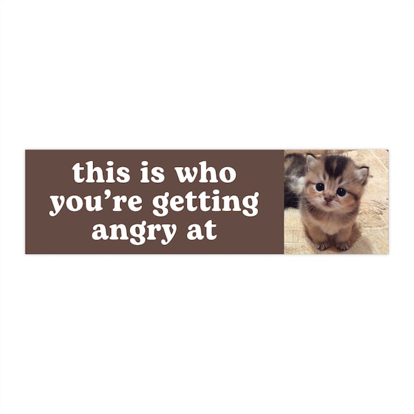 Angry Kitty - Etsy