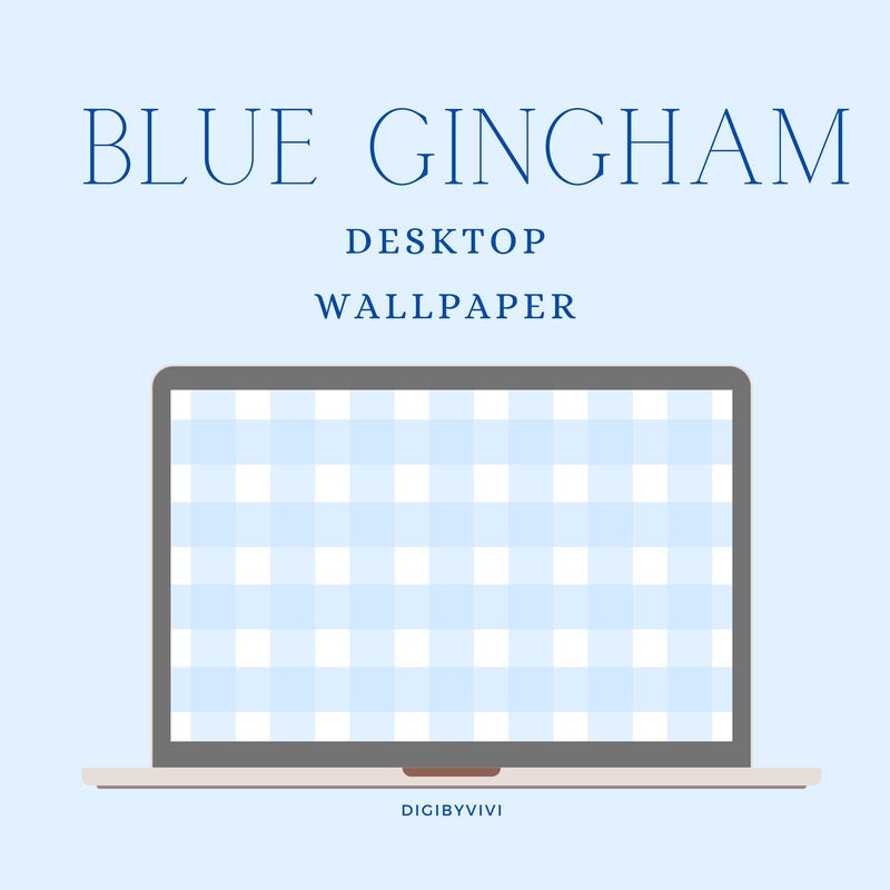 Gingham Wallpaper - Etsy