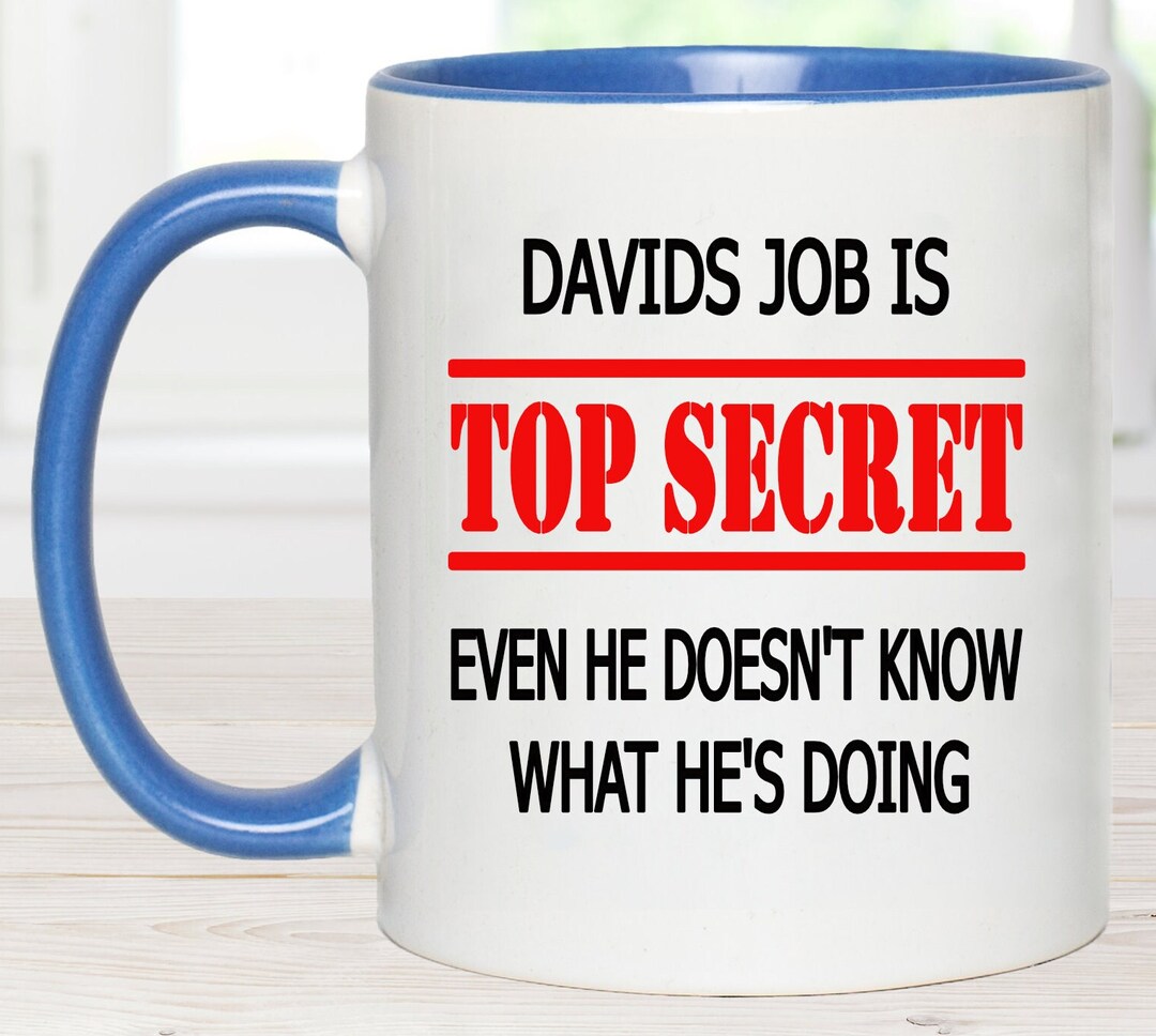 Personalised Secret Santa Gift, Secret Santa Funny Mug, Secret Santa ...
