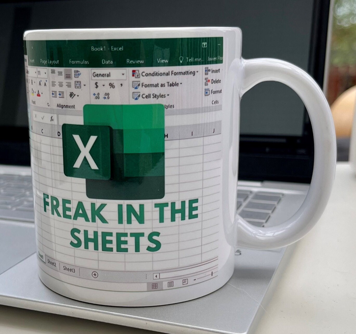 Excel Freak in the Sheet Mug Funny Excel Spreadsheet Mug - Etsy UK
