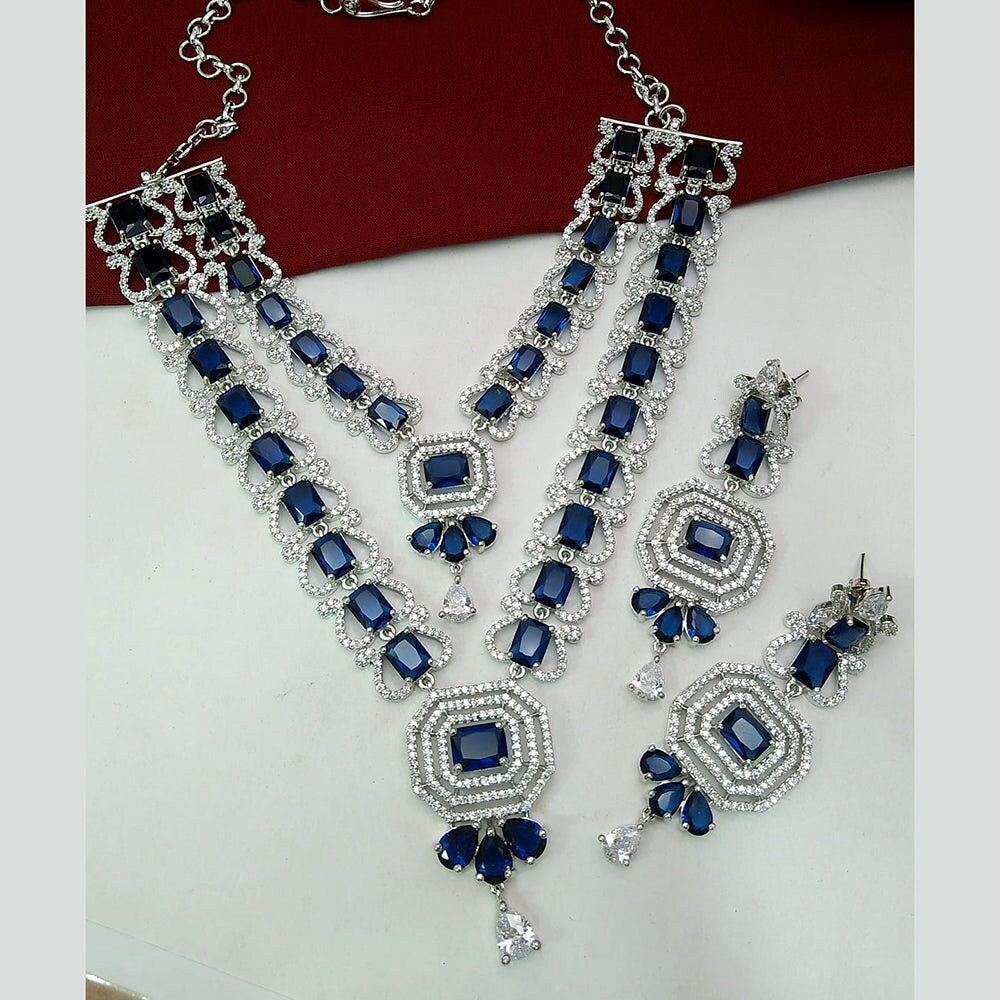 Elegant Diamond Necklace/statement Jewelry Set/statement Necklace ...