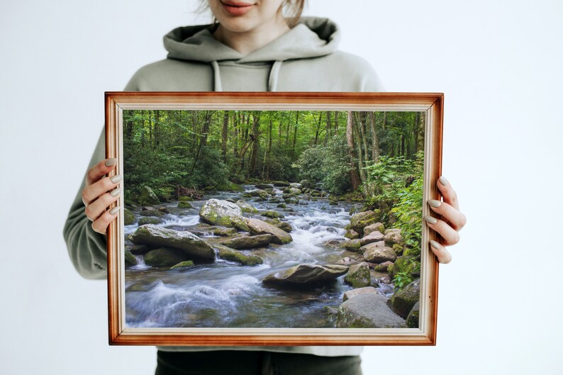 Rocky River Photo Print From Gatlinburg, TN Peaceful River View of ...
