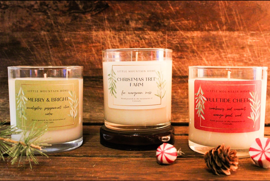 Holiday Candle Gift Set 2 or 3 Candle Bundle Pick and - Etsy