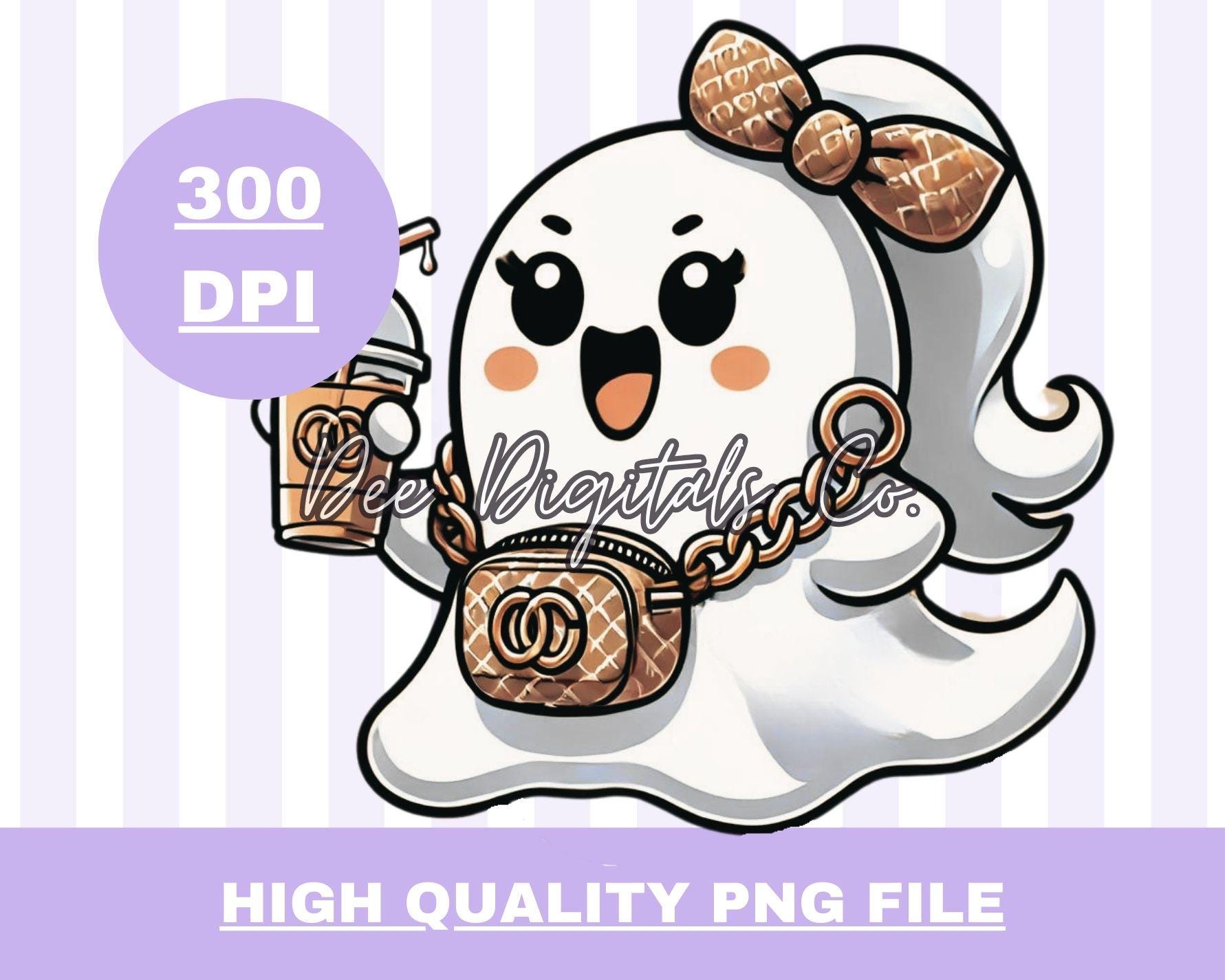 Bad and Bougee Ghost Png, Ghost Design Png, Halloween Clipart, Gothic ...