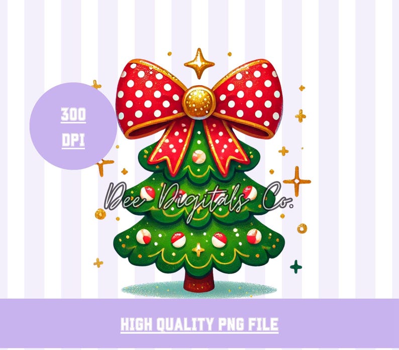 Christmas Tree Clipart, Holiday PNG (digital Download - Etsy