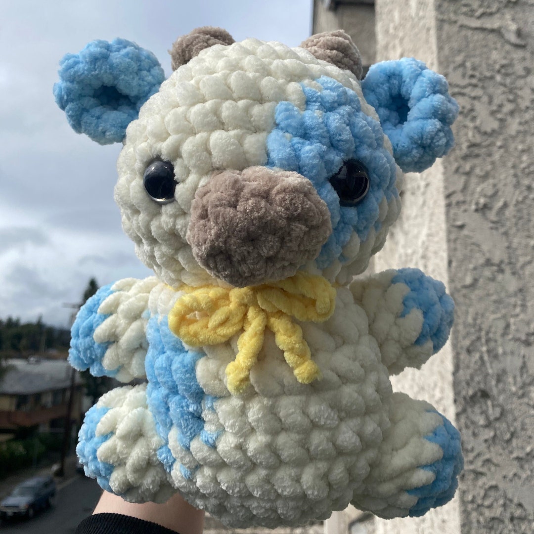 Blueberry Milkshake Cow Handmade Crochet Plush Plushie Amigurumi ...