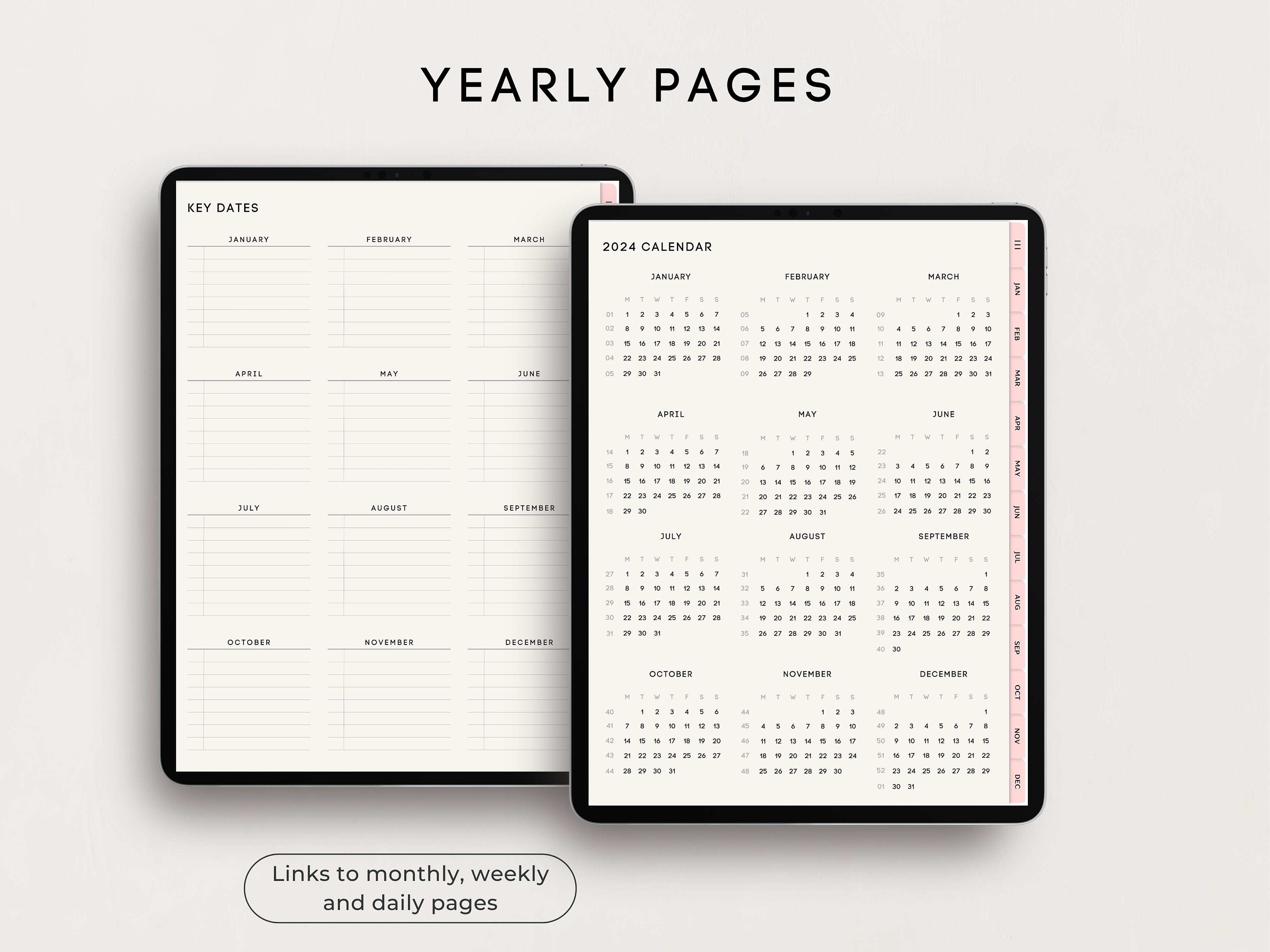 Digital Planner 2024 Goodnotes Planner Notability Planner Daily Planner ...