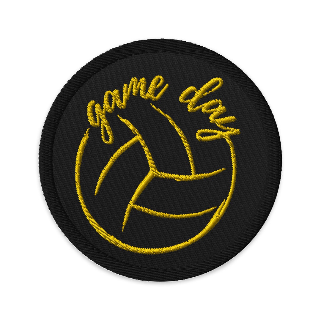 Game Day! Volleyball Embroidered Patches - Etsy