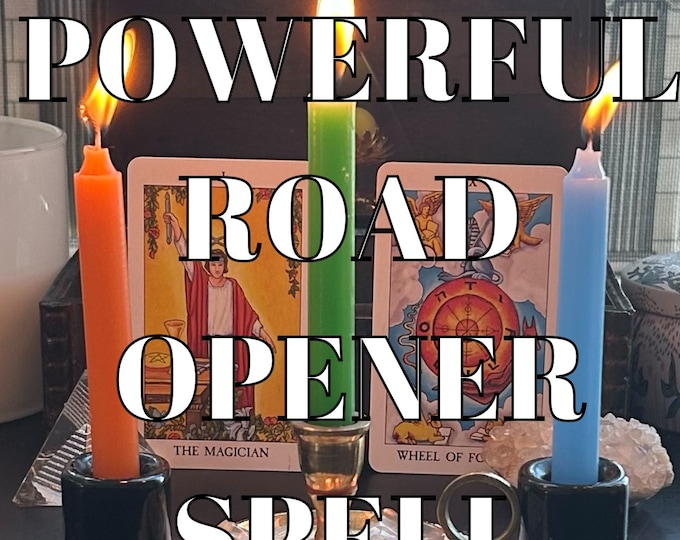 Genuine Lucky Mojo Road Opener Oil, Sachet Powder, Incense Powder, and ...