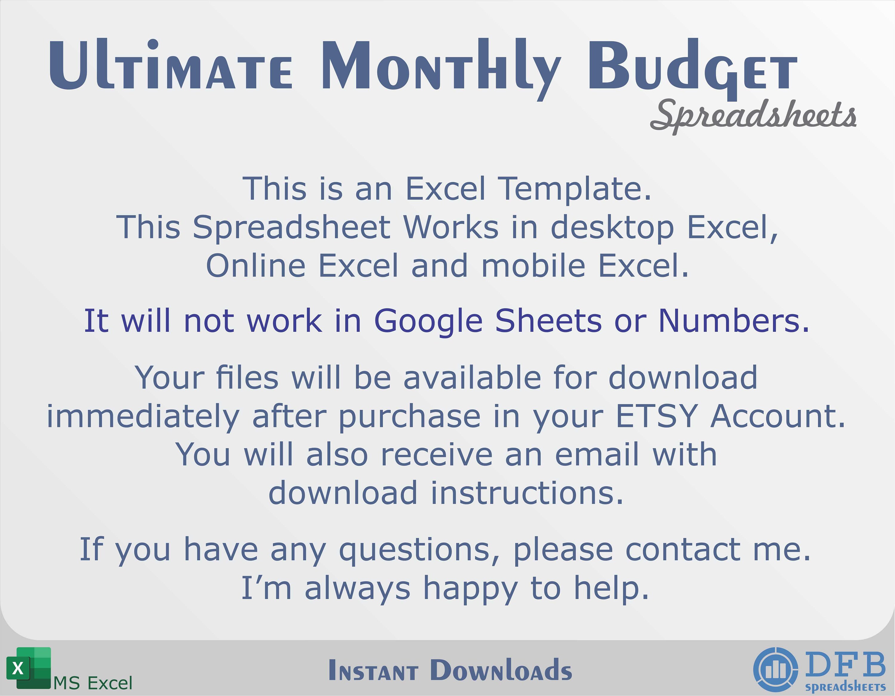 Ultimate Personal Finance Spreadsheet, Manage Your Money Like a Pro ...