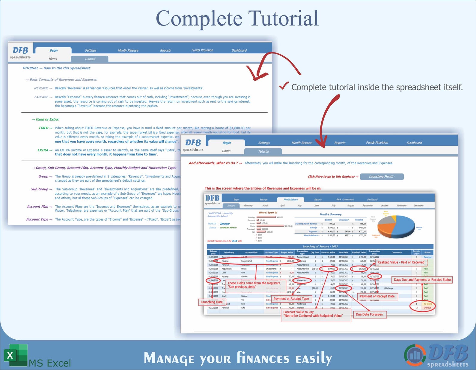 Ultimate Personal Finance Spreadsheet, Manage Your Money Like a Pro ...