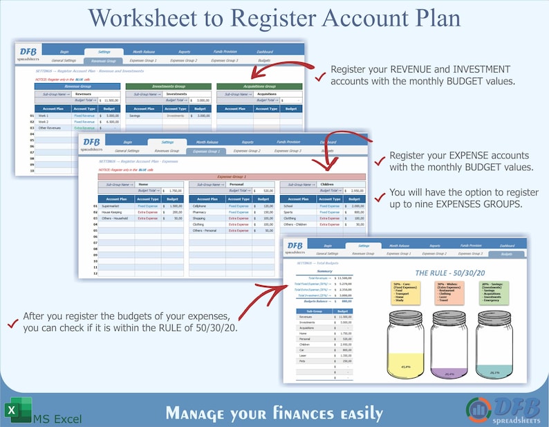 Ultimate Personal Finance Spreadsheet, Manage Your Money Like a Pro ...