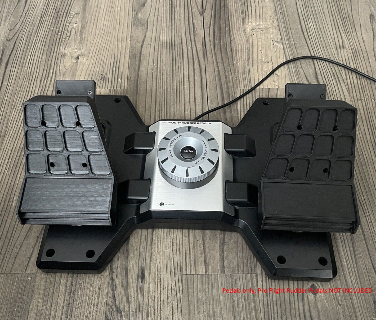 Cessna-style Pedals for Logitech Saitek Pro Flight Rudder Pedals 3D ...
