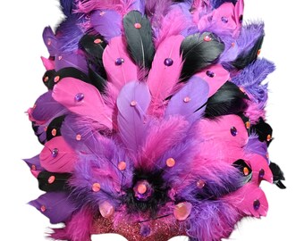 Oya Mask Mascara for Orisha Oya Yansan Jecuajey With Rhinestones ...