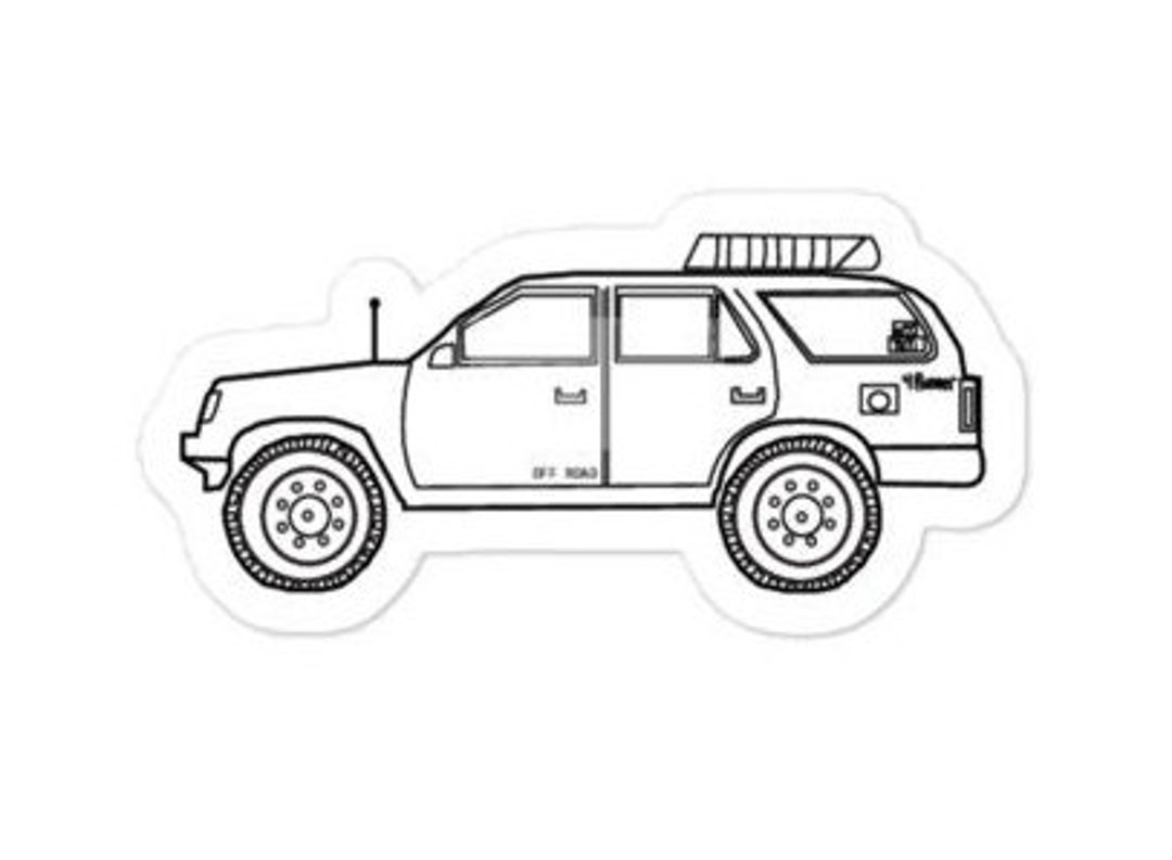 Toyota 4runner Sticker, Decal, Overland - Etsy