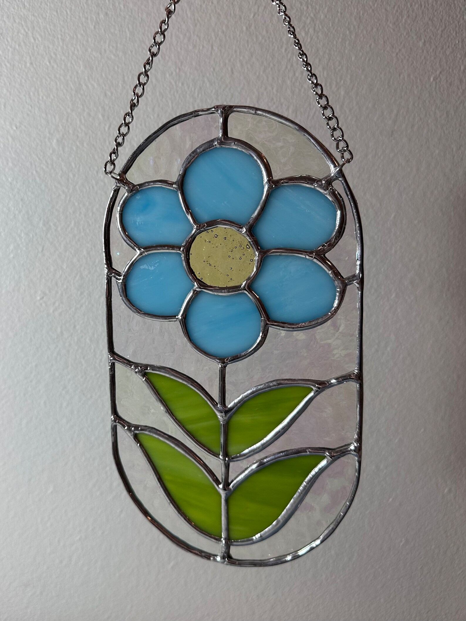 Stained Glass Spring Flower Suncatcher - Etsy
