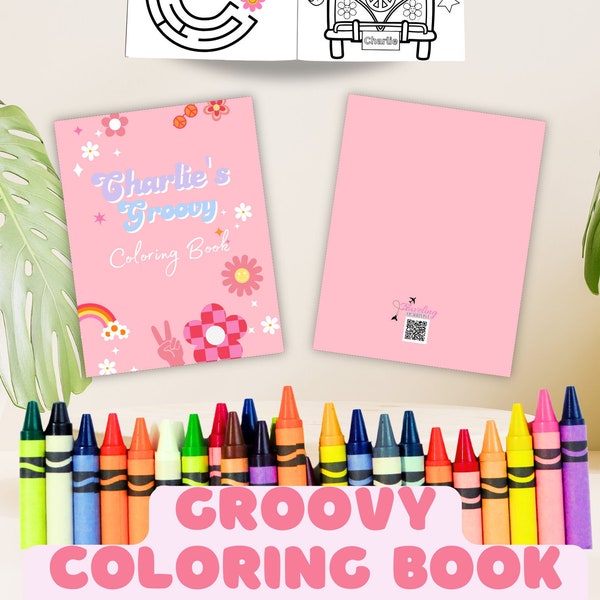 Groovy Coloring Books - Etsy