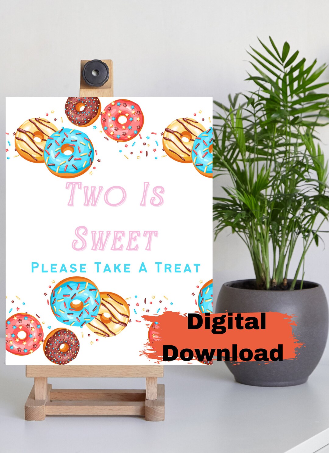 Two Sweet Treat Table Sign | Two Sweet Decorations | One Sweet ...