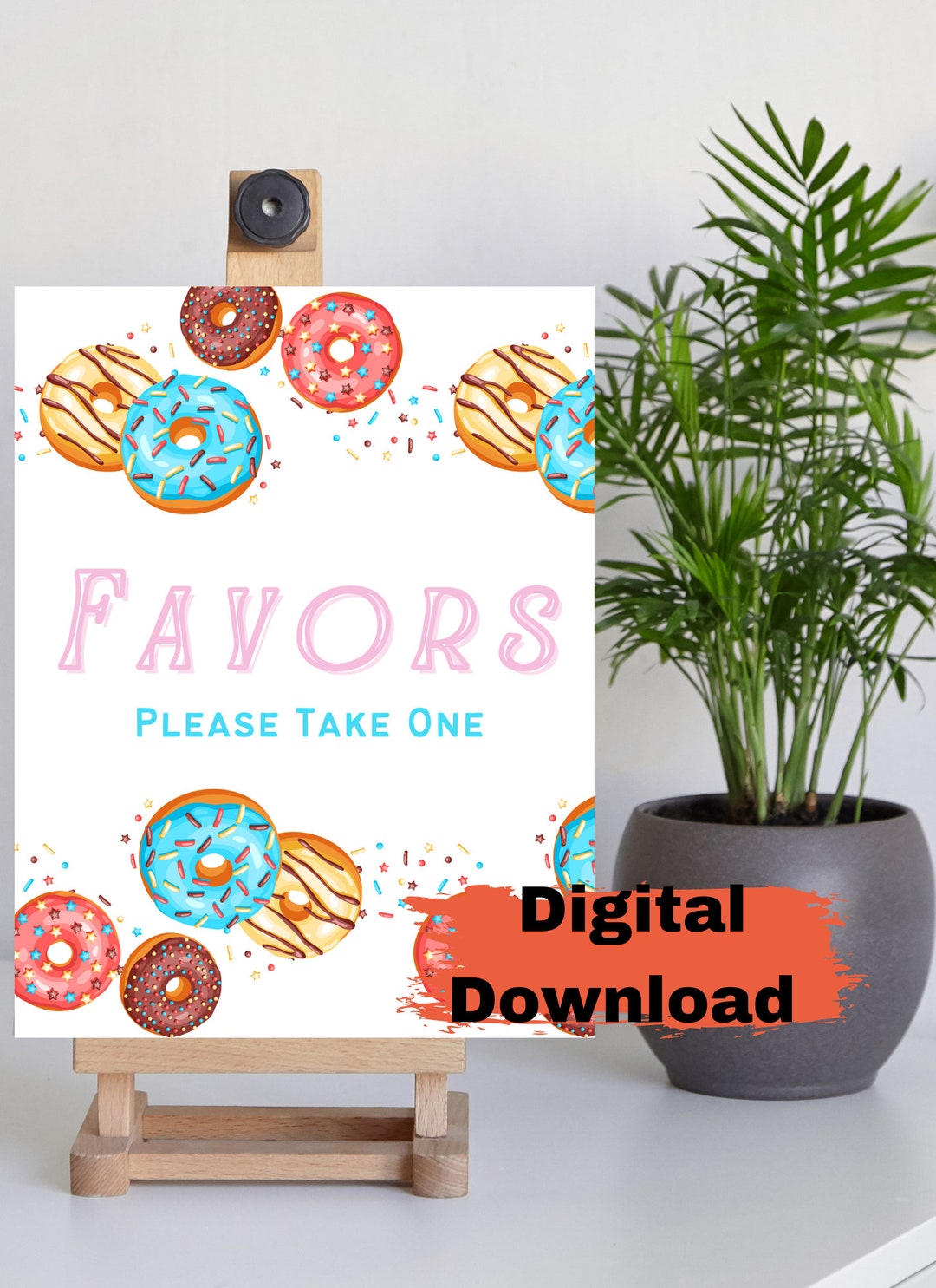 Sweet One Party Favors Table Sign Two Sweet Decorations Sweet One ...