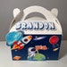 Personalized Astronaut Party Favor Boxes Space Birthday Decor first ...