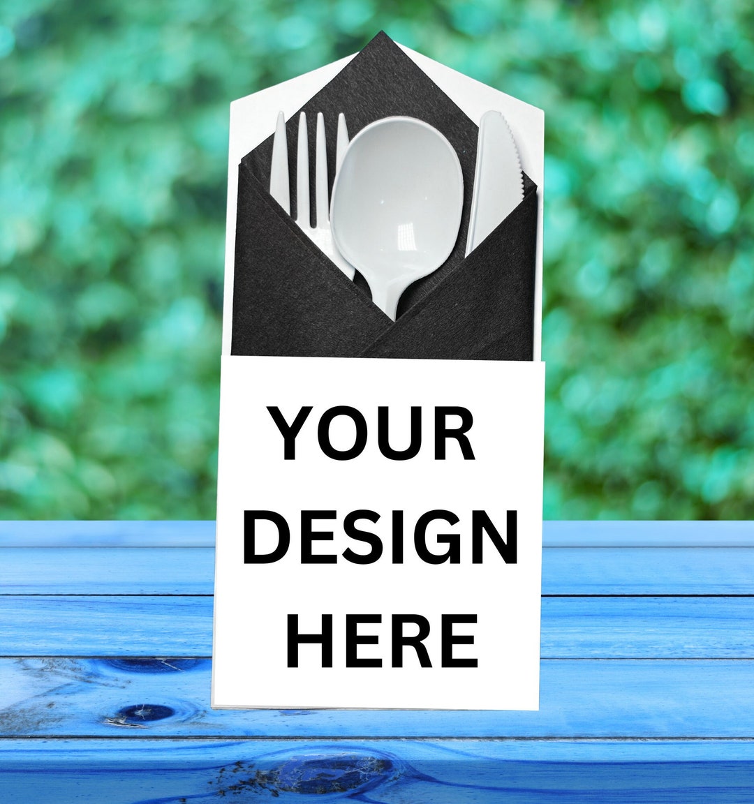 Custom Cutlery Pouch Your Design Here Personalized Utensil Holder ...