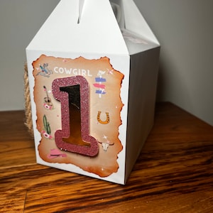 Personalized Cowgirl First Rodeo Party Favor Boxes Girls - Etsy