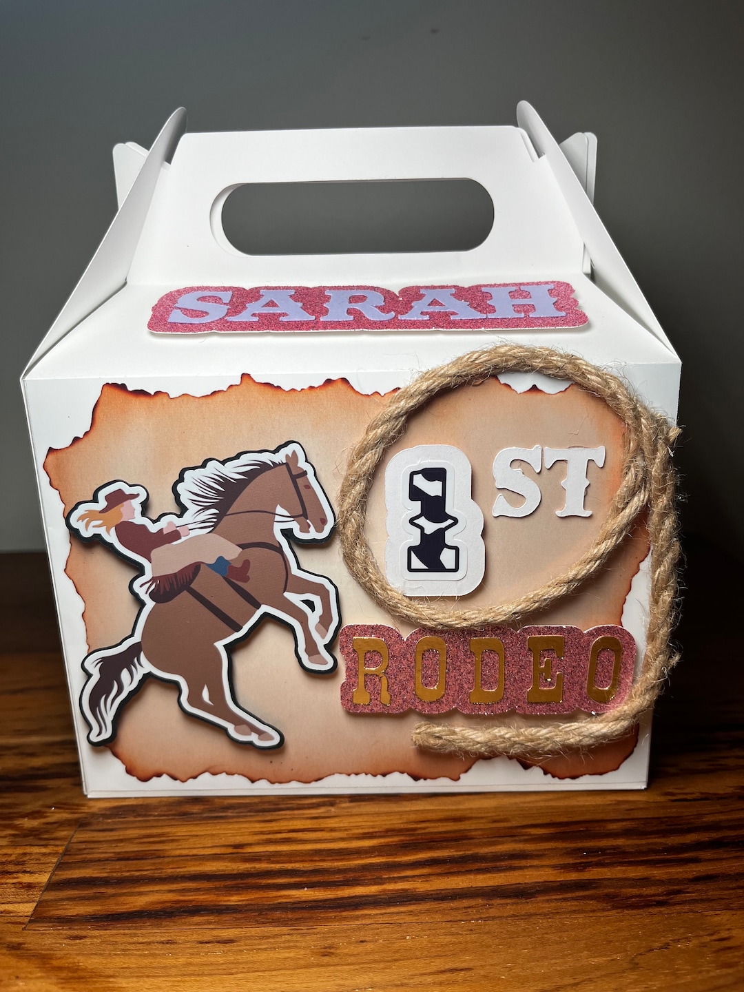 Personalized Cowgirl First Rodeo Party Favor Boxes Girls - Etsy