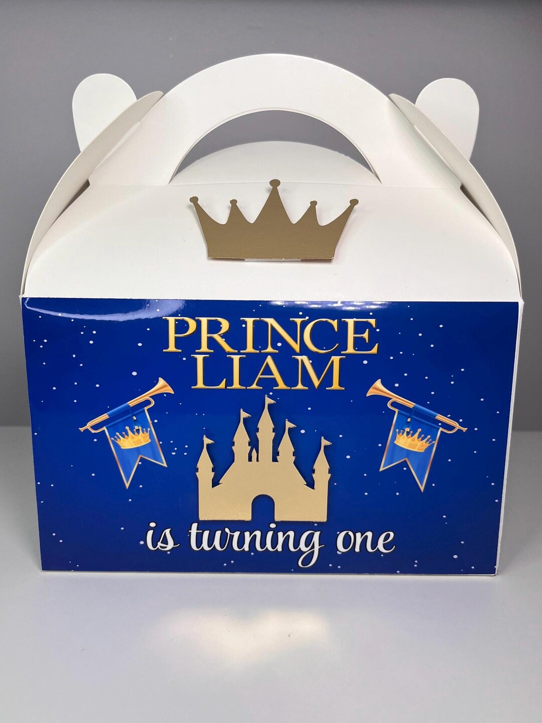 Royal Prince Favor Boxes | Prince Charming Birthday Decor | Prince ...