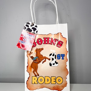 My First Rodeo Favor Bags | First Rodeo Gift Bags | First Rodeo Treat ...